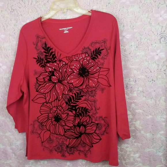 Allison Daley | Tops | Allison Daley 34 Sleeve Knit Top Nwot | Poshmark